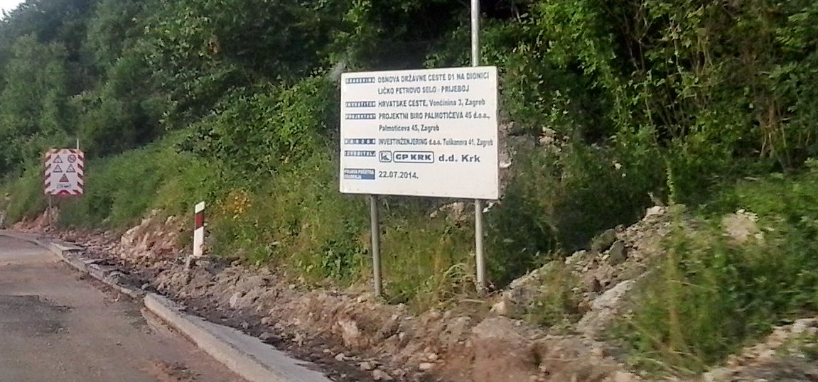 Obnavlja se cesta Prijeboj – Ličko Petrovo selo | LIKA ONLINE ...